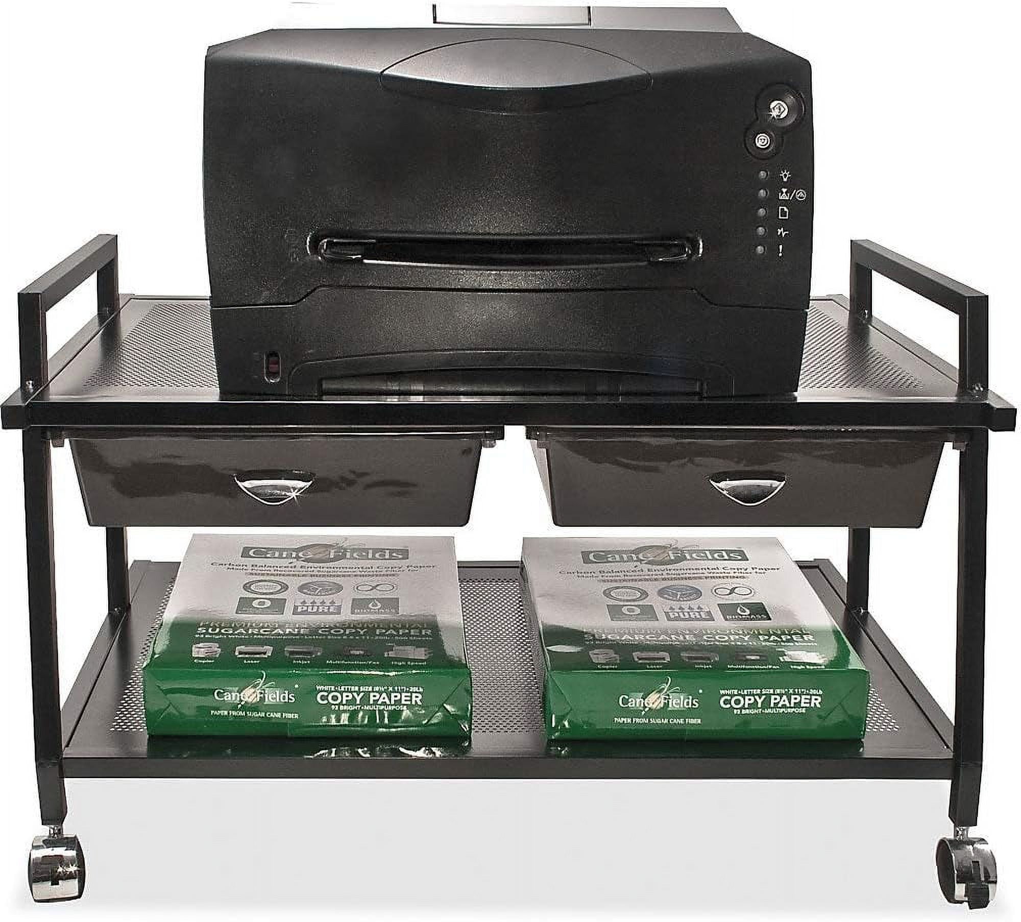 Vertiflex Mobile Underdesk Machine Stand with Supply Drawers, 25 x 15 x ...