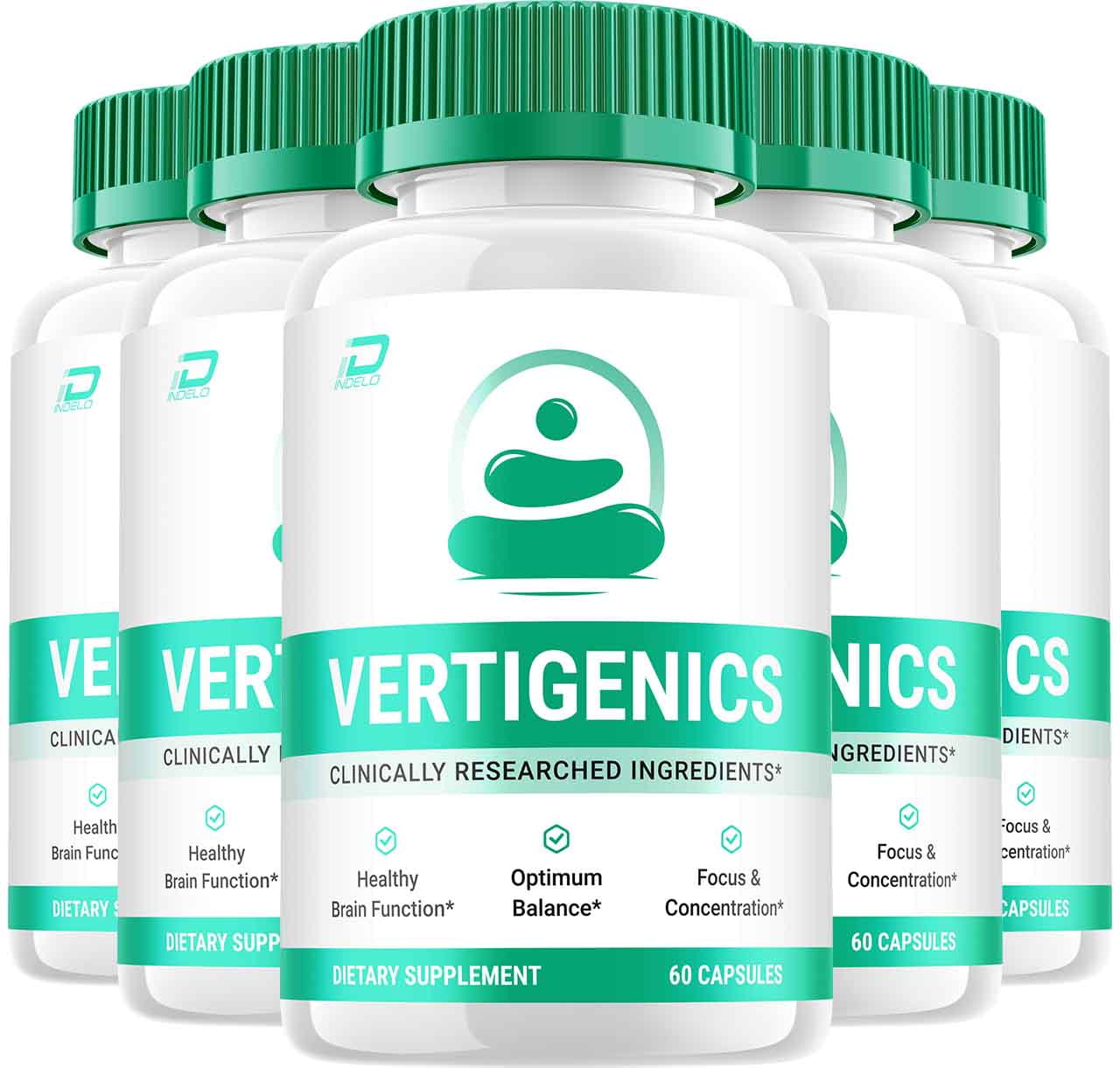Vertigenics Brain Supplement Capsules - Verti Genics All-Natural ...