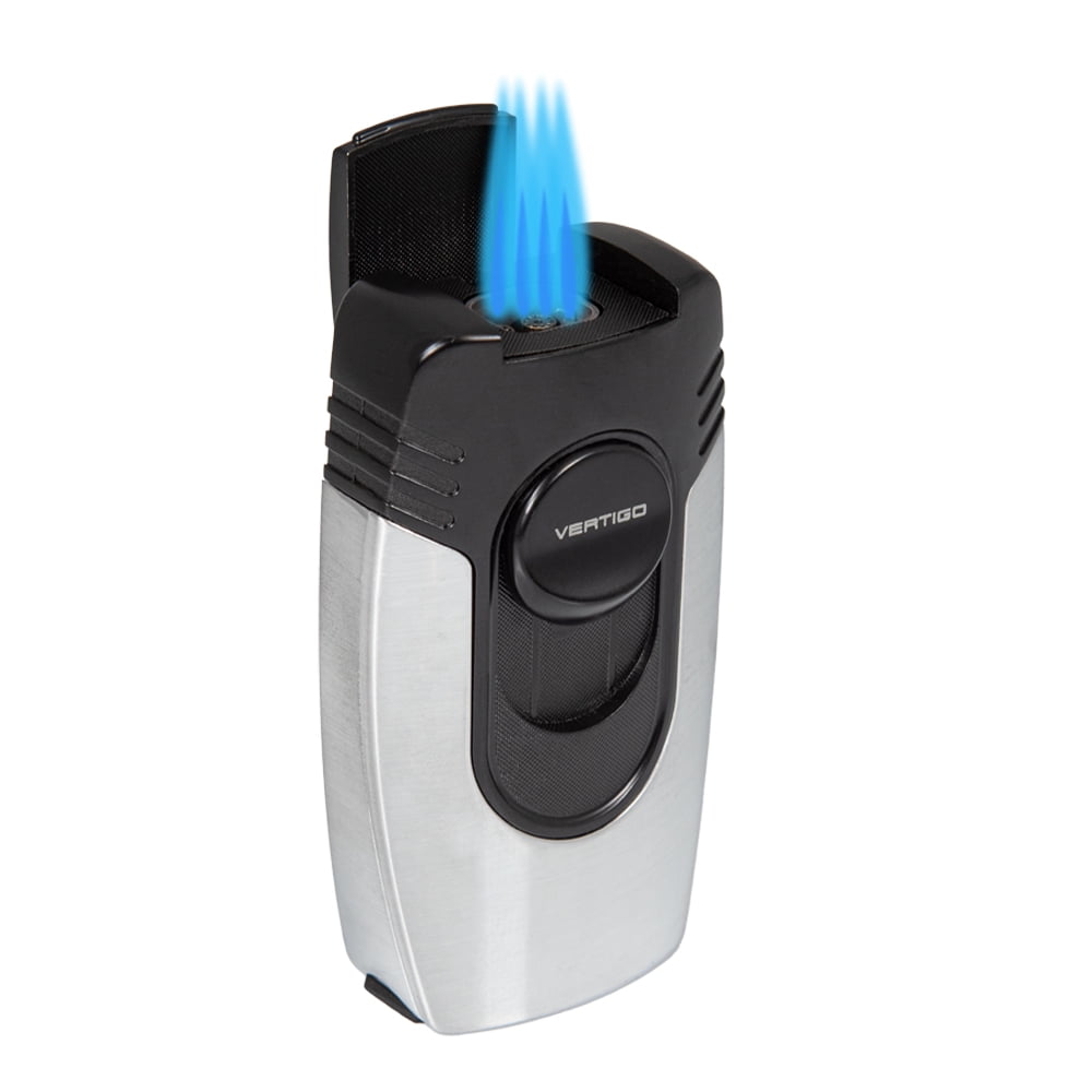 Vertigo Goliath (Big Buddha) Quad Torch Lighter with Punch Cutter ...