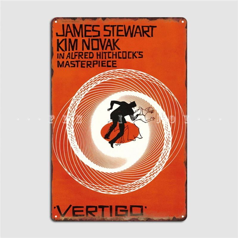 Vertigo Metal Sign Design Pub Club Bar Plates Tin Sign Posters Size: 8 ...