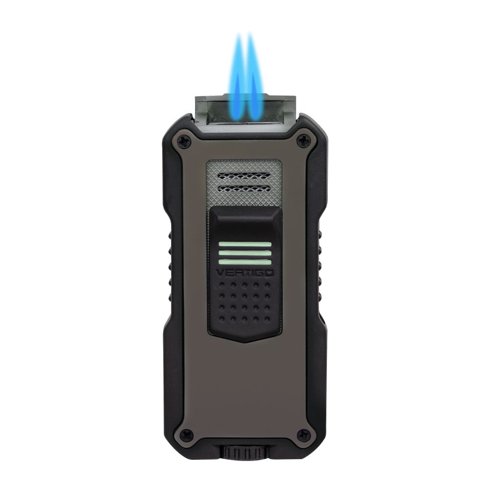 Vertigo Nighthawk Double Torch Lighter with Punch – Gunmetal - Walmart.com