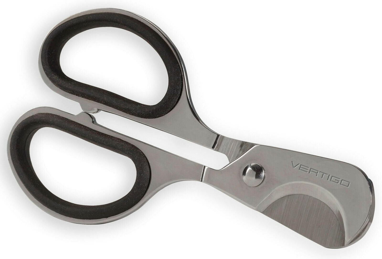 Vertigo Stainless Steel Clipper Cigar Cutter Scissors w/Rubberized ...