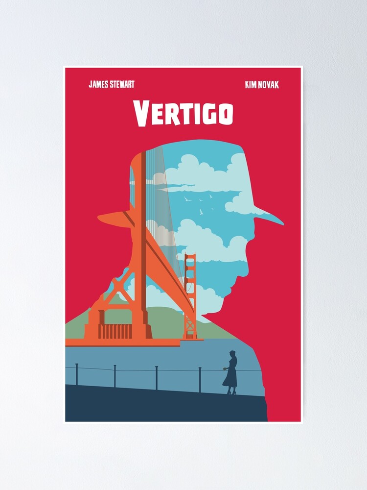 Vertigo movie art inspired Canvas Poster Decor Landscape Office Room ...