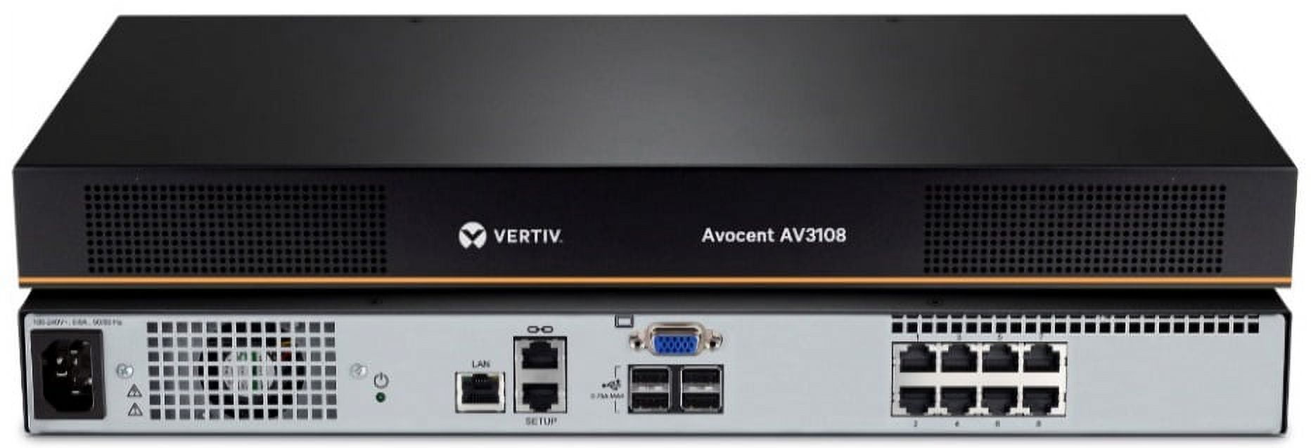 Vertiv Avocent AV3000 8-Port KVM Over IP Switch AV3108400 - Walmart ...