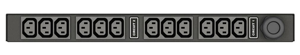 Liebert Vertiv VP9571A Horizontal 12-Outlet (12xC13) Basic Rack PDU ...