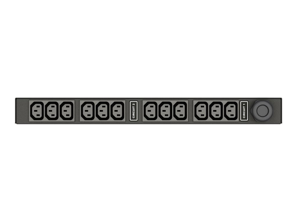 Liebert Vertiv VP9571A Horizontal 12-Outlet (12xC13) Basic Rack PDU ...