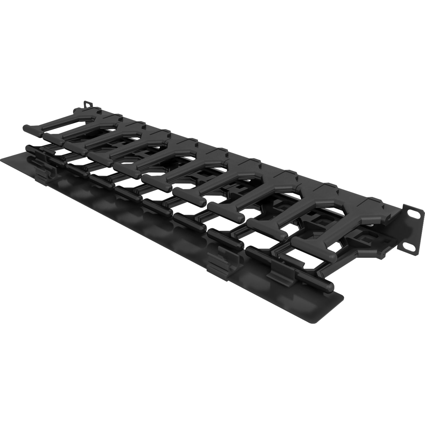 Vertiv - Rack Cable Organizer - Black - 1u - 19" - Walmart.com