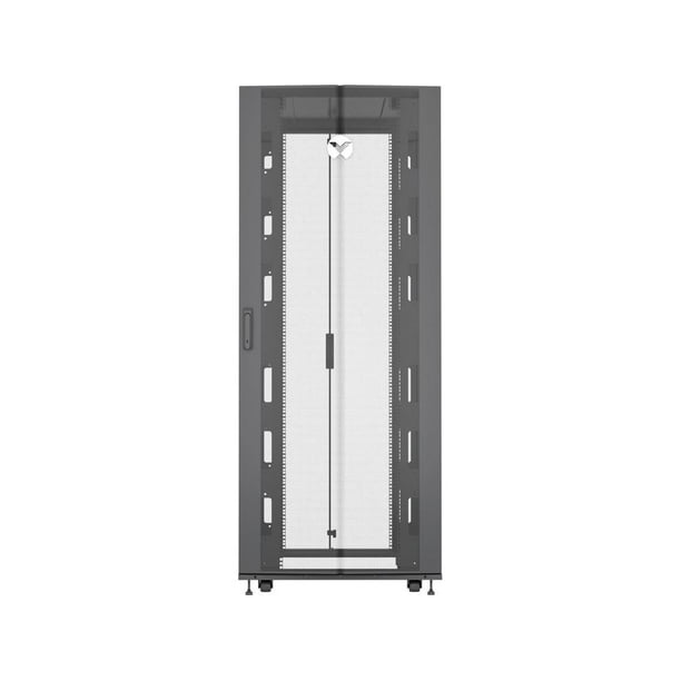 Vertiv VR Rack - 42U Server Rack Enclosure with Doors/ Sides & Casters ...