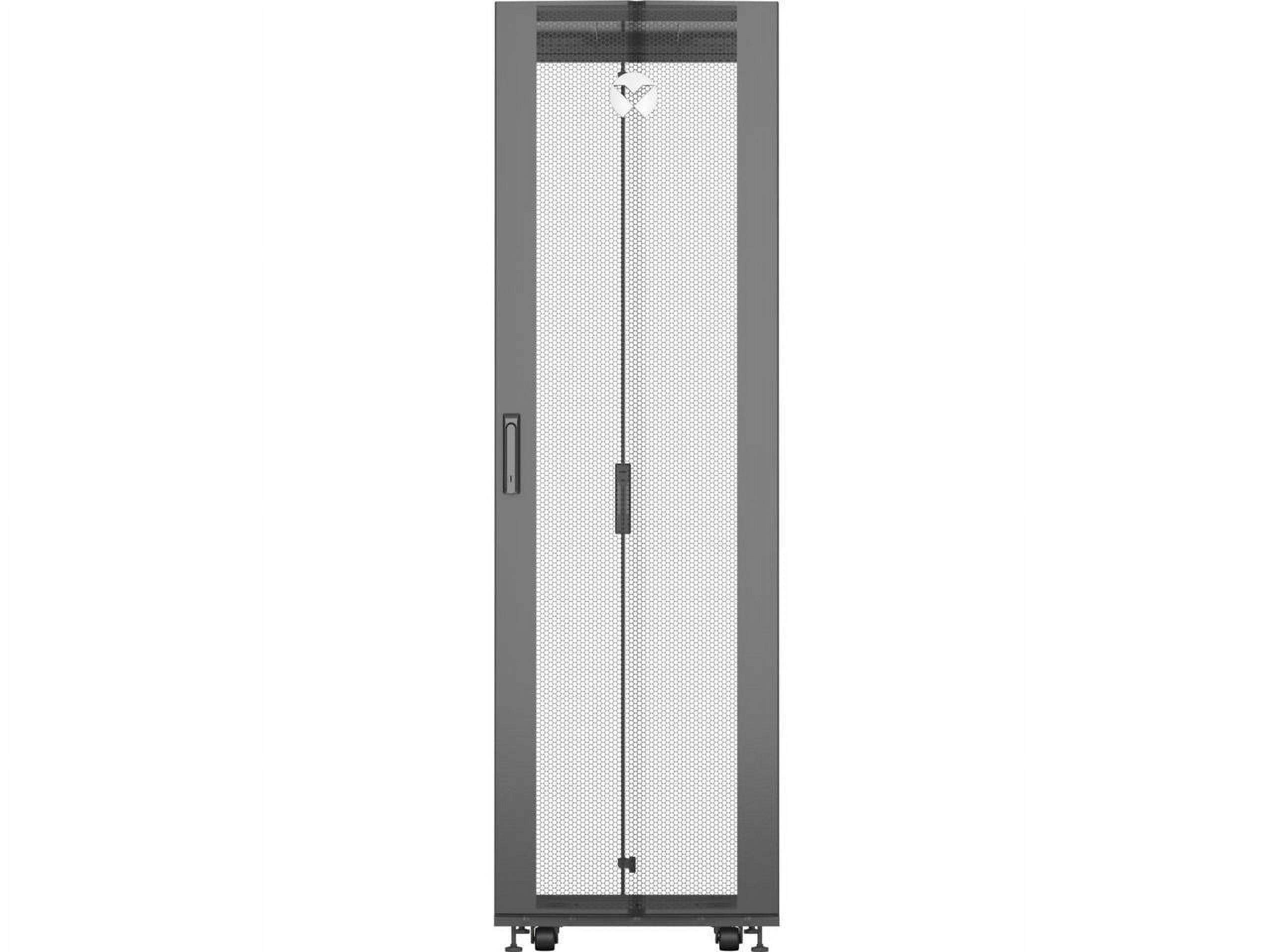 Vertiv VR3100 VR Rack - 42U with Doors/ Sides & Casters - Walmart.com