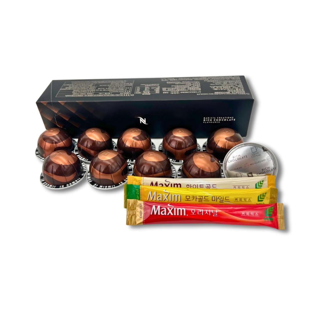 Vertuoline Rich Chocolate Coffee Capsules (Pods 10) Barista Creations ...