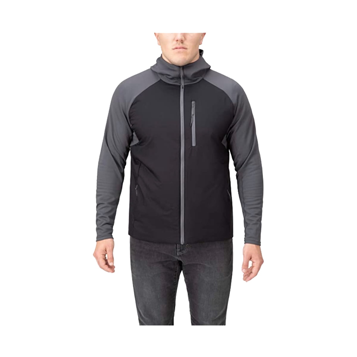 Vertx Manitou Hybrid Hooded Jacket - Mens, It's Black/Tarmac, Medium ...