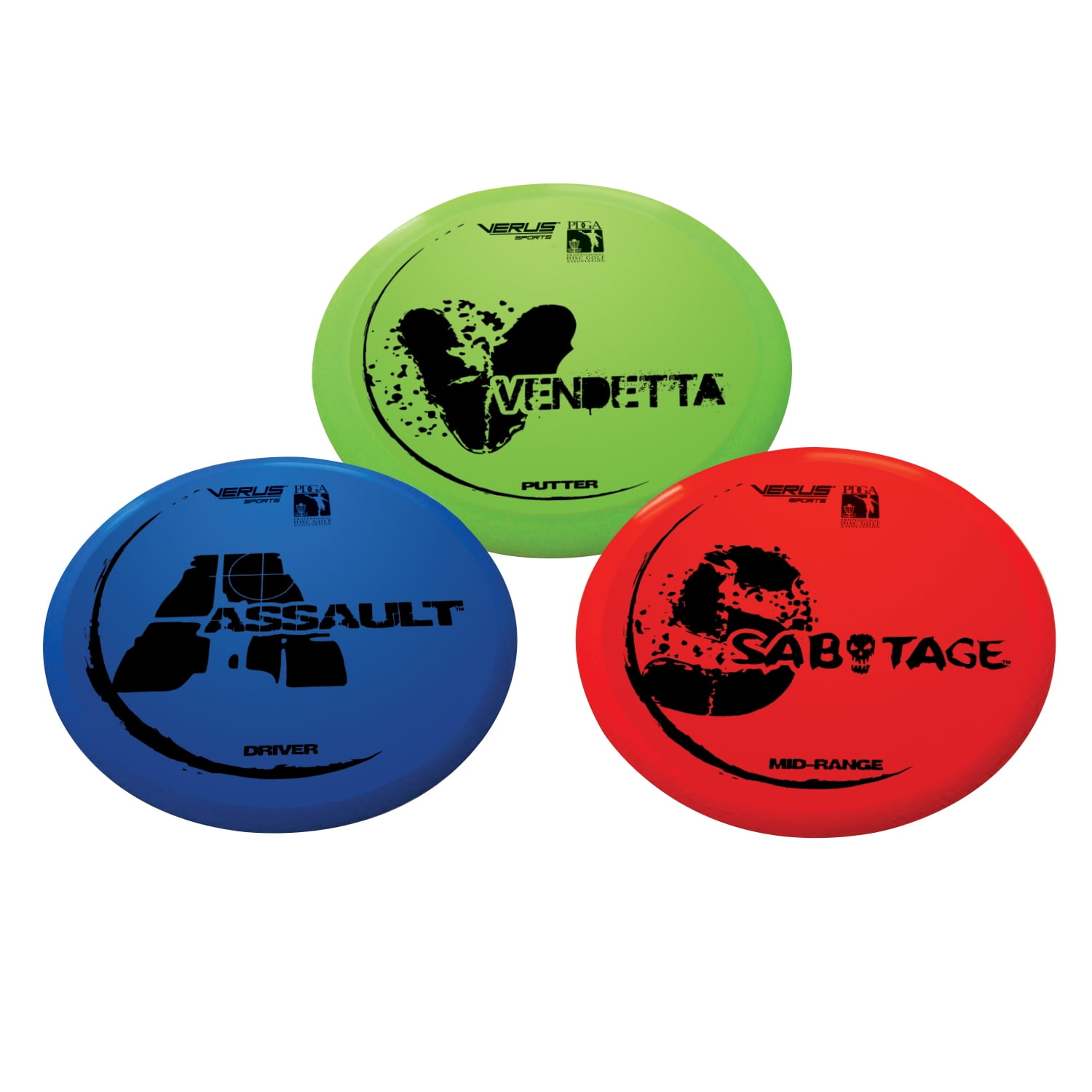 Verus Products Expert Disc Golf Set with Driver, Mid-Range, Putter for ...