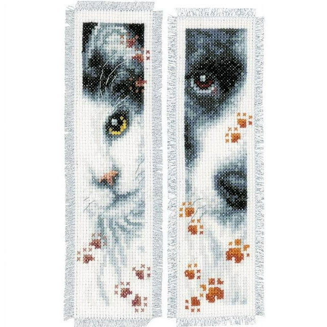 Vervaco V0155651 Dog & Cat - Counted Cross Stitch Kit - Walmart.com