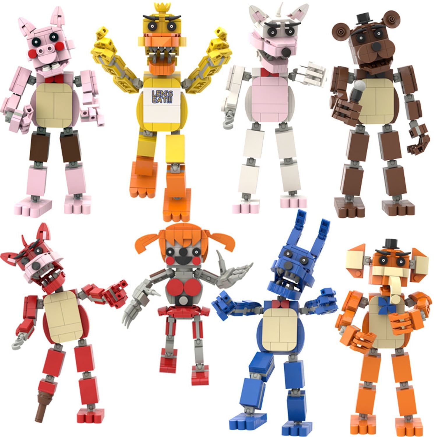 VerveCPlay Horror Game-Inspired Animatronic Figures Building Block Set ...