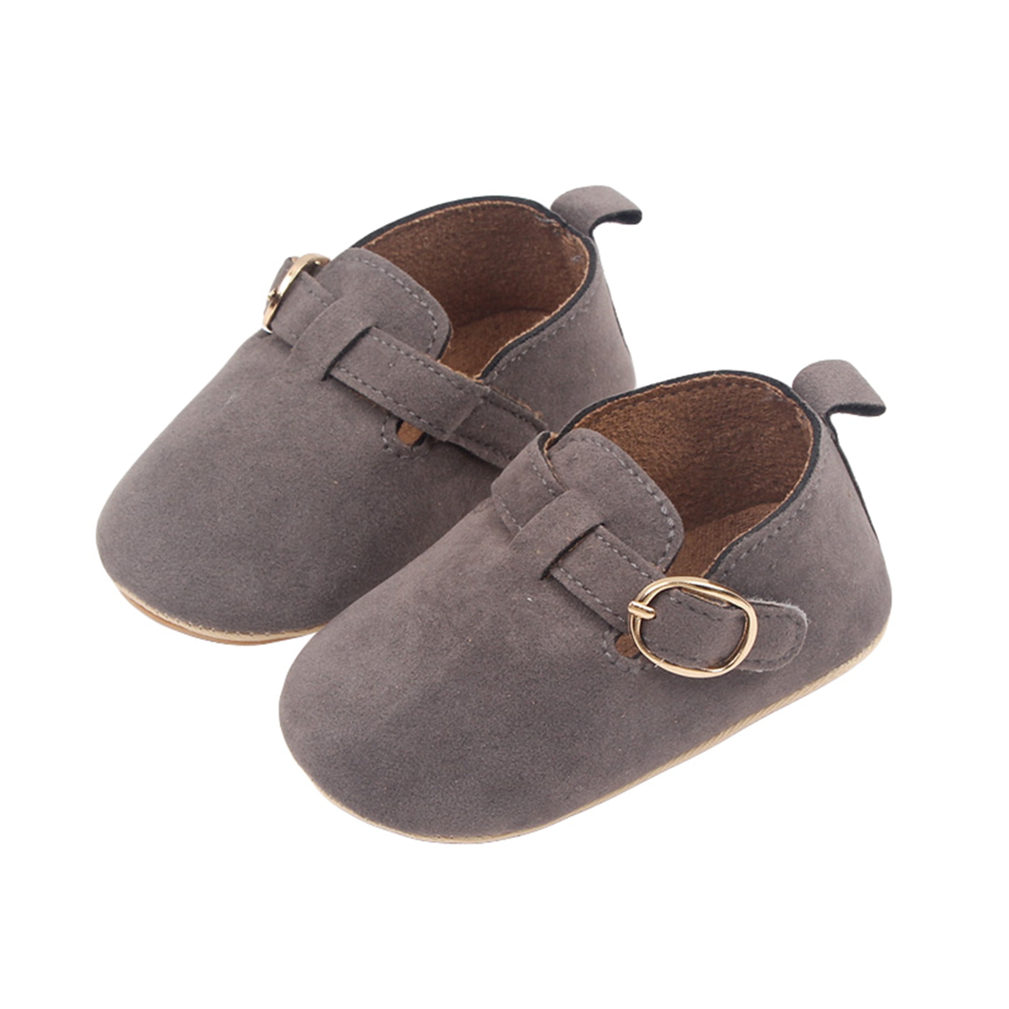 Vervocedenovo Baby Flats, Soft Sole Non-slip Walking Shoes Indoor ...