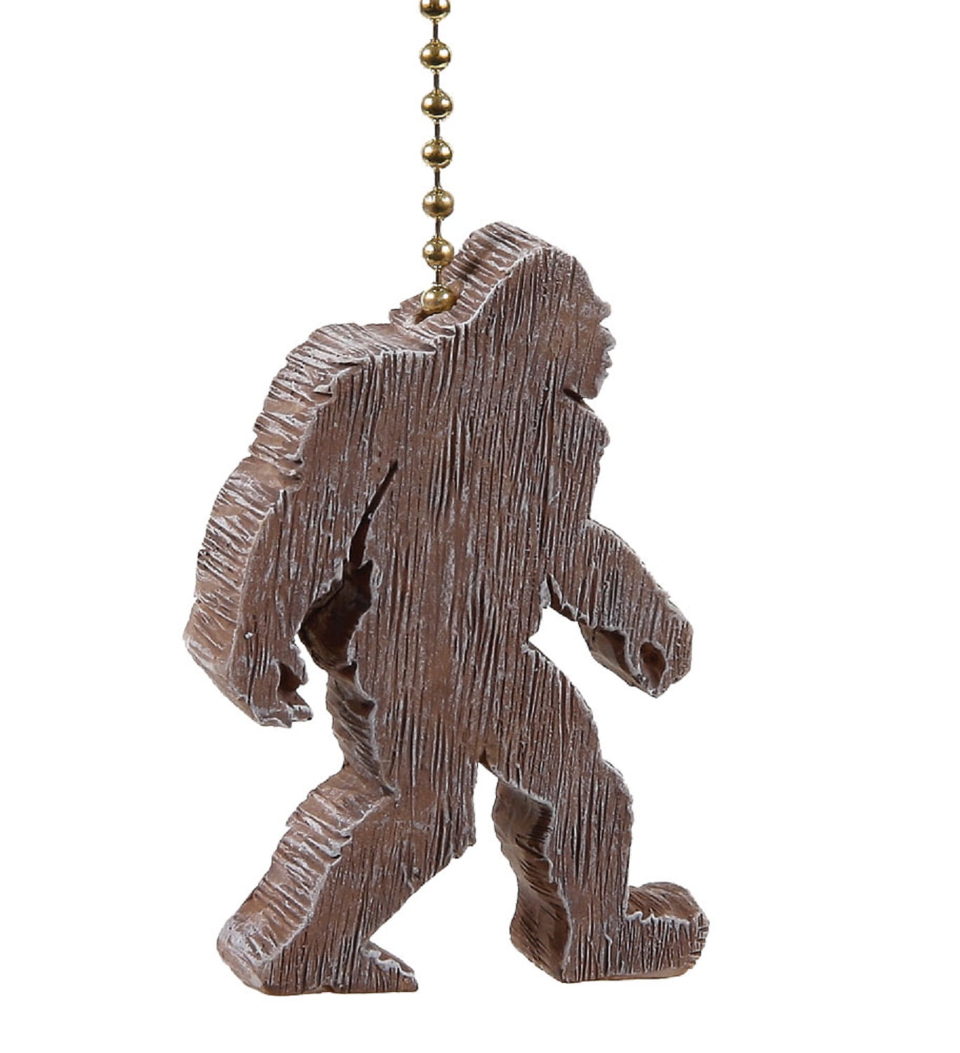 Hairy Ape-Like Creature Ceiling Fan Pull Chain, 3D Details, 18k Gold ...
