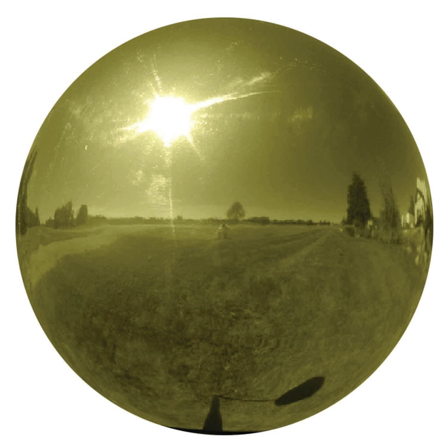 Very Cool Stuff GLD04 Gazing Globe Mirror Ball, Gold, 4-Inch - Walmart.com