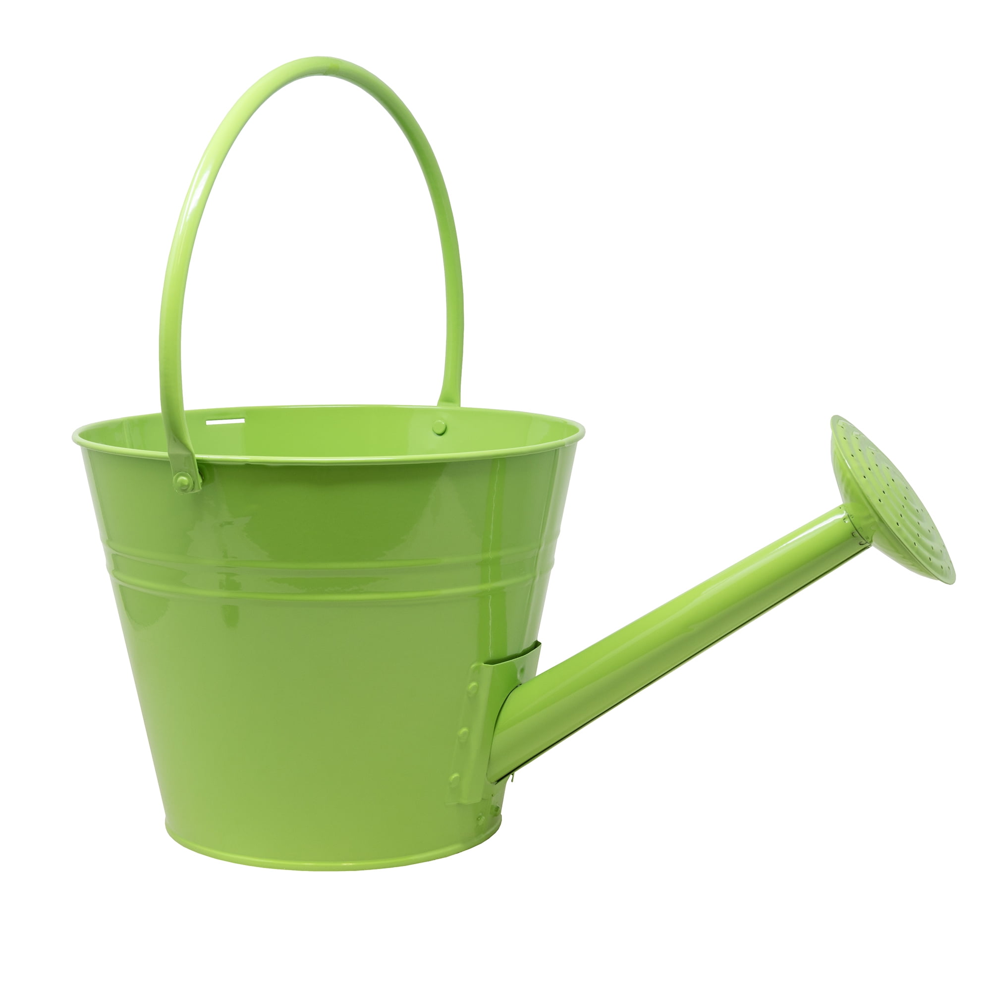 Very Cool Stuff Watering Can Planter, Lime Green - Rustic Farmhouse ...