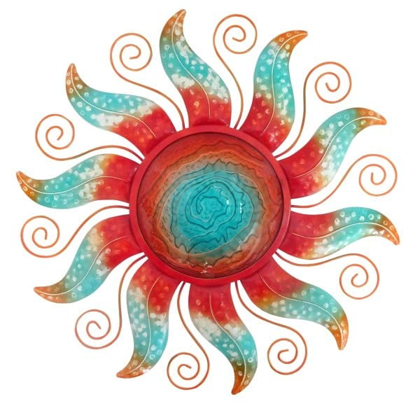 Very Cool Stuff Swirl Sun with Glass, 23-Inch Height - Walmart.com