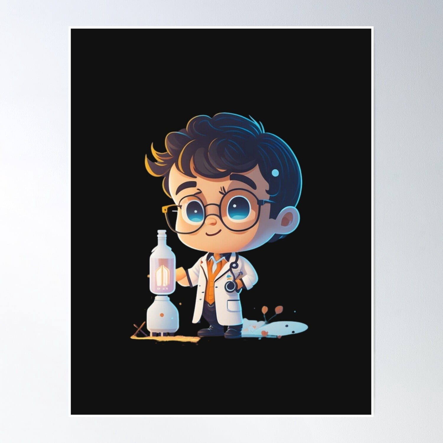 Very Cute Hero Doctors Poster Wall Art, Modern Wall Decor, 24x36 ...