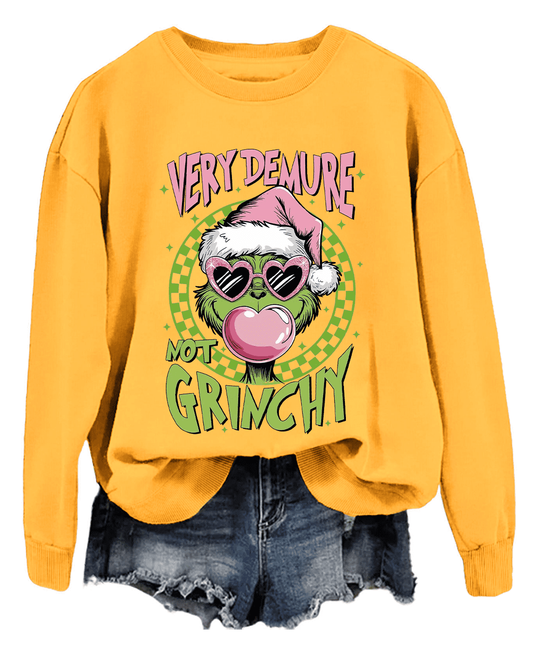 Very Demure Not Greenchy Sweatshirt, Very Demure Not Greenchy Shirt ...