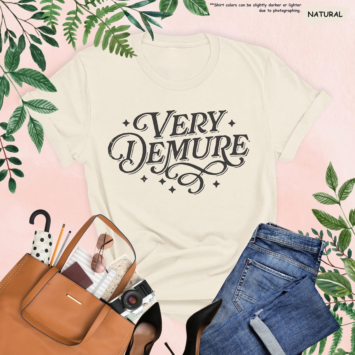 Very Demure Shirt, Shirt, Cute Demure Shirt, Influencer Shirt,Shirt ...