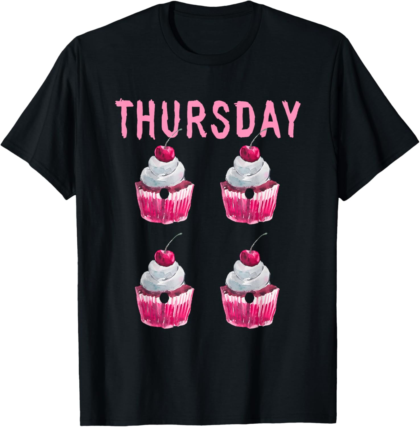 Very Hungry Caterpillar Thursday Funny Cupcake Fruit ForKids T-Shirt ...