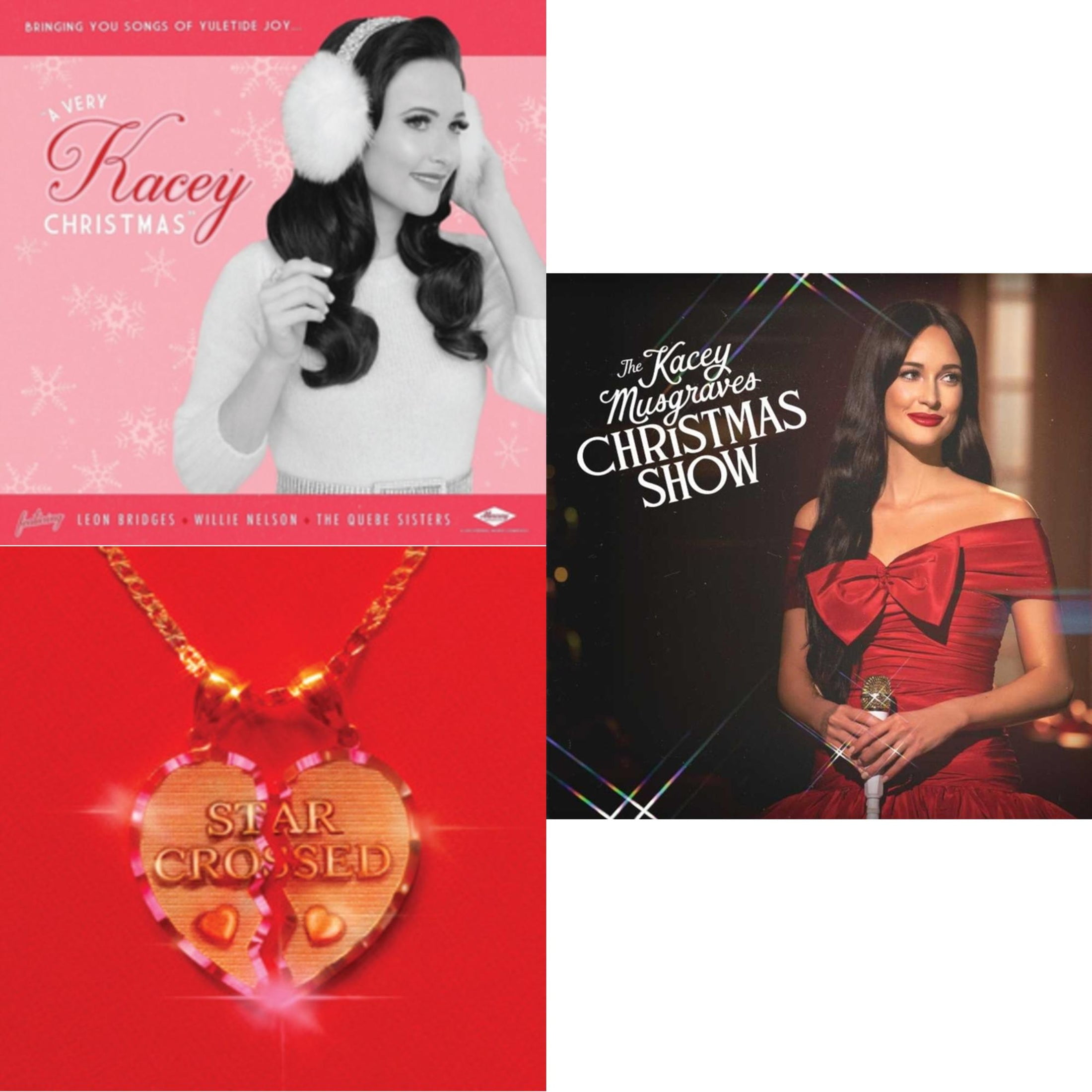 Very Kacey Christmas & Star-Crossed (Ruby Red LP Vinyl) & Kacey ...