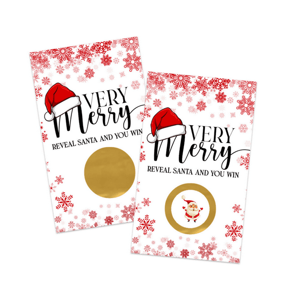 Christmas Scratch-off Tickets