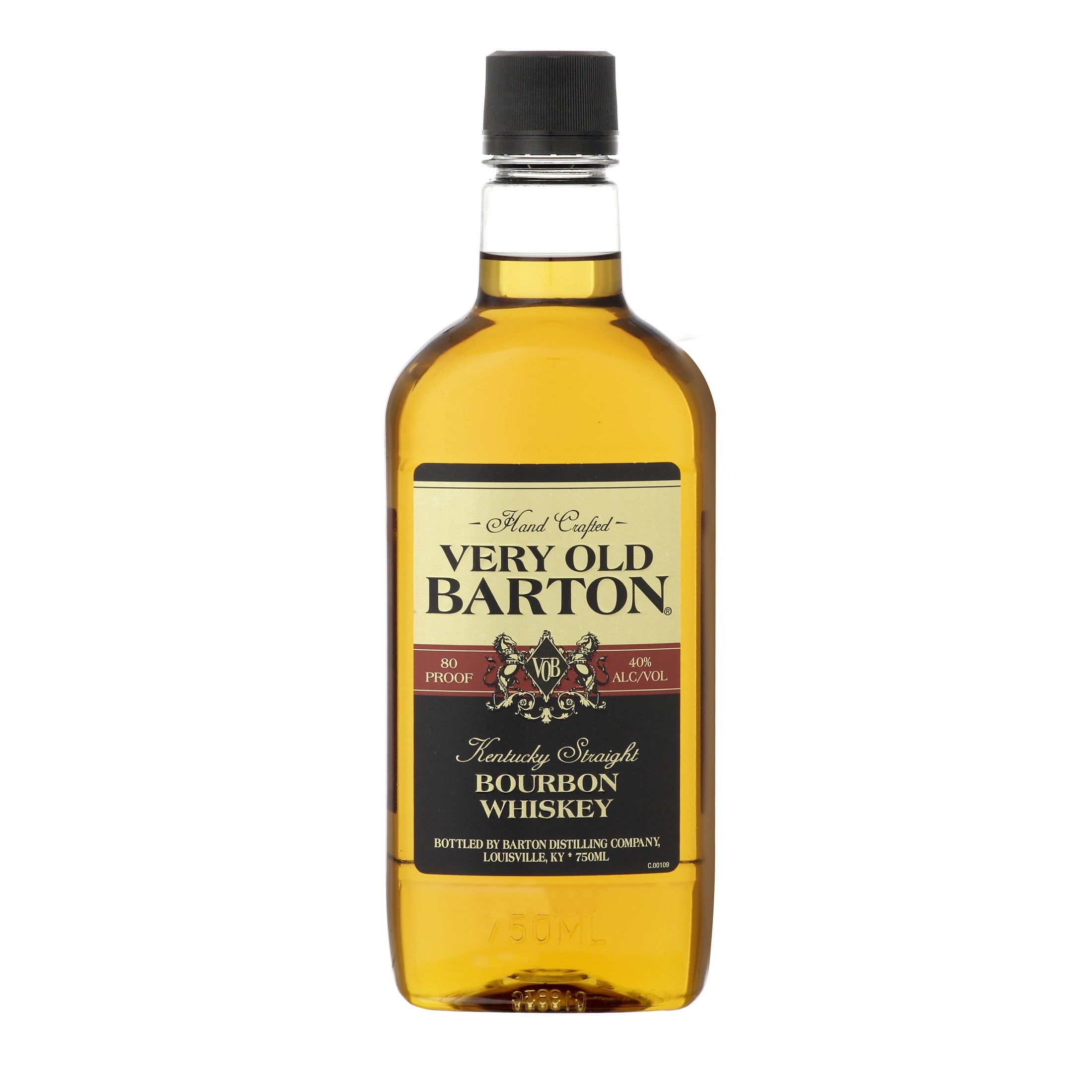 Very Old Barton Kentucky Straight Bourbon Whiskey, 750ml 80 Proof ...