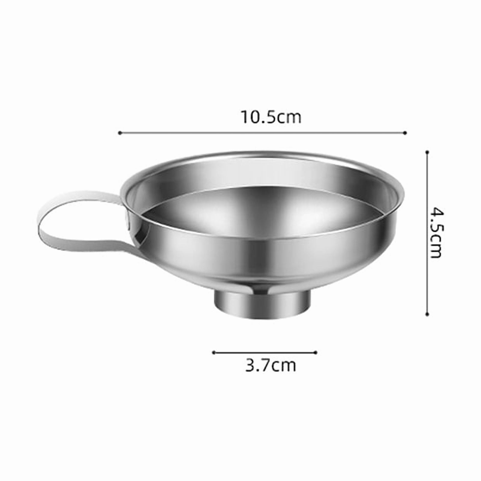 Very Popular 2 Size Stainless Steel Wide Mouth Canning Funnel Salad ...