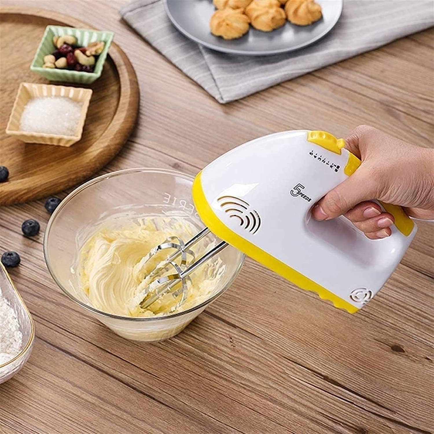 Very coolHand Mixer Electric, Handheld Mixer, 2 Stainless Steel ...