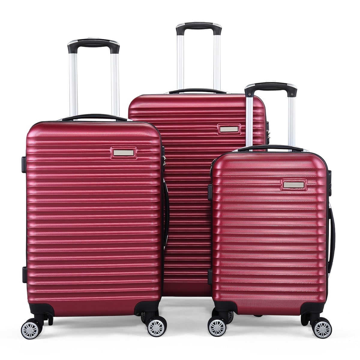 Veryke 3Pcs Luggage Set, Traveling Luggage, Portable Large Capacity Luggage Bags for Travel ...