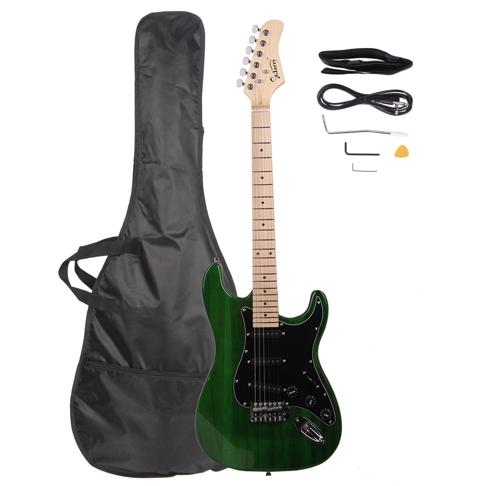 Veryke Beginner Electric Guitar Set Package with Bag, Pick, Power Wire ...