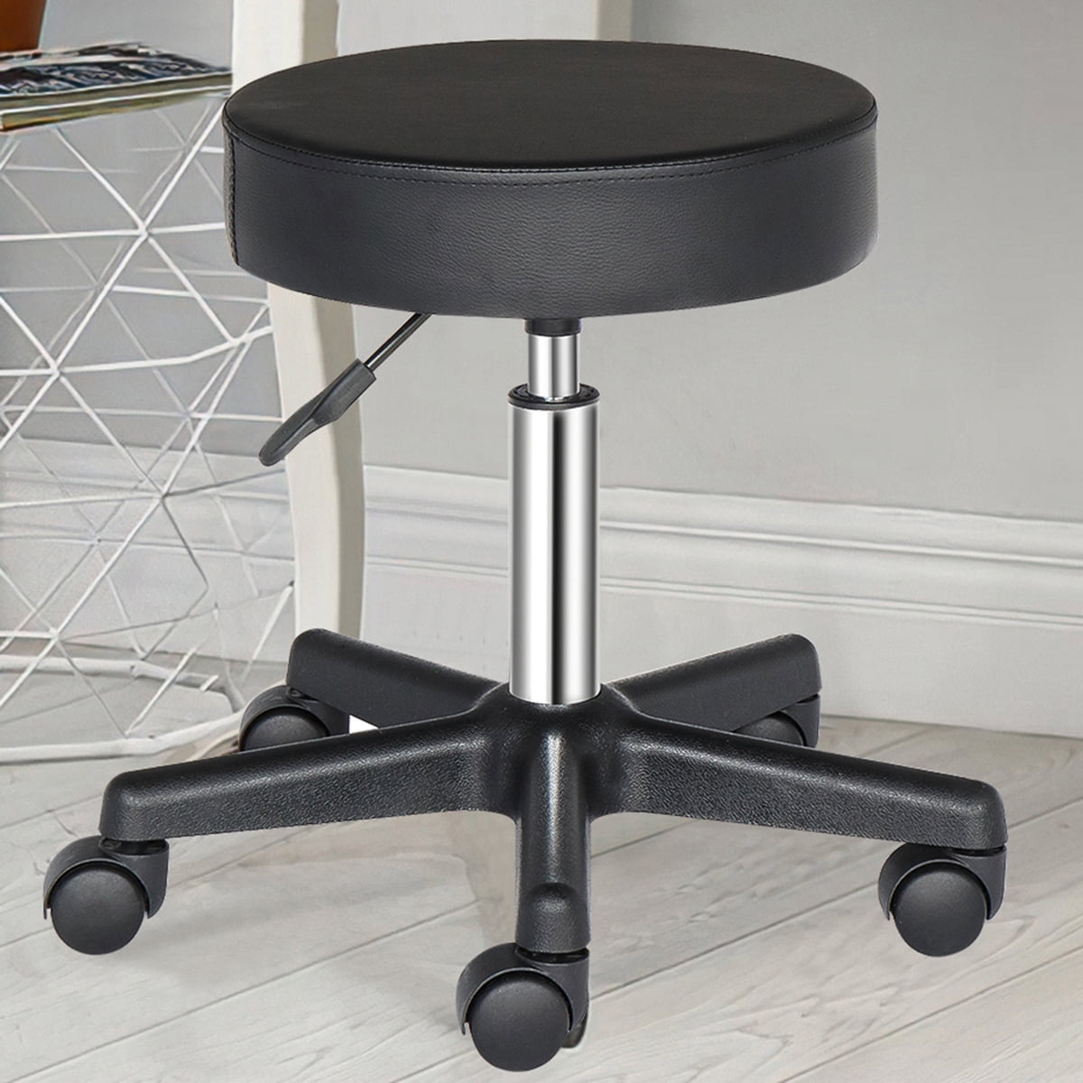 Veryke Counter Height Bar Stools, Salon Stools Chair Round Stool with ...