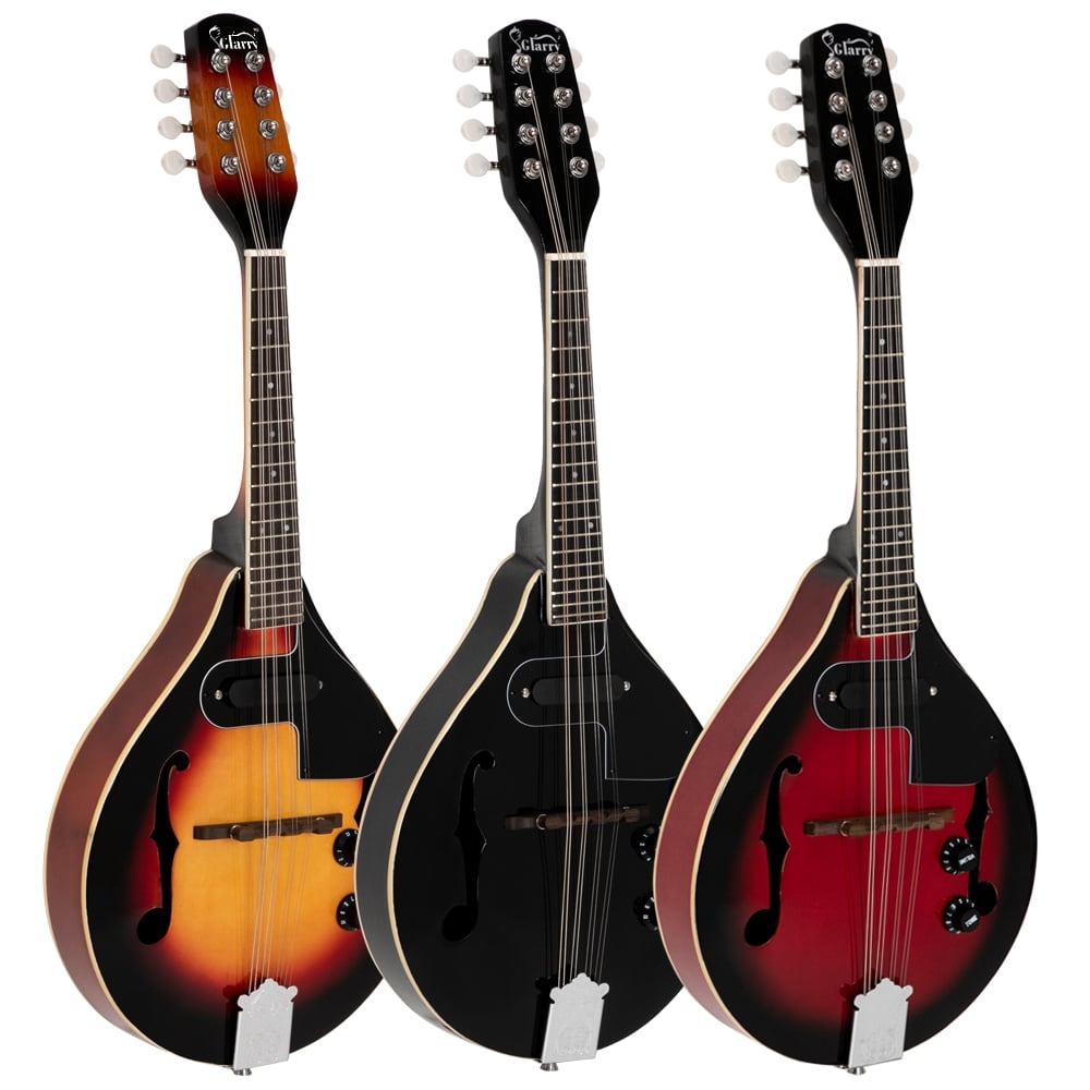 Veryke A Style 8-String Acoustic Electric Mandolin, Double-Duty ...