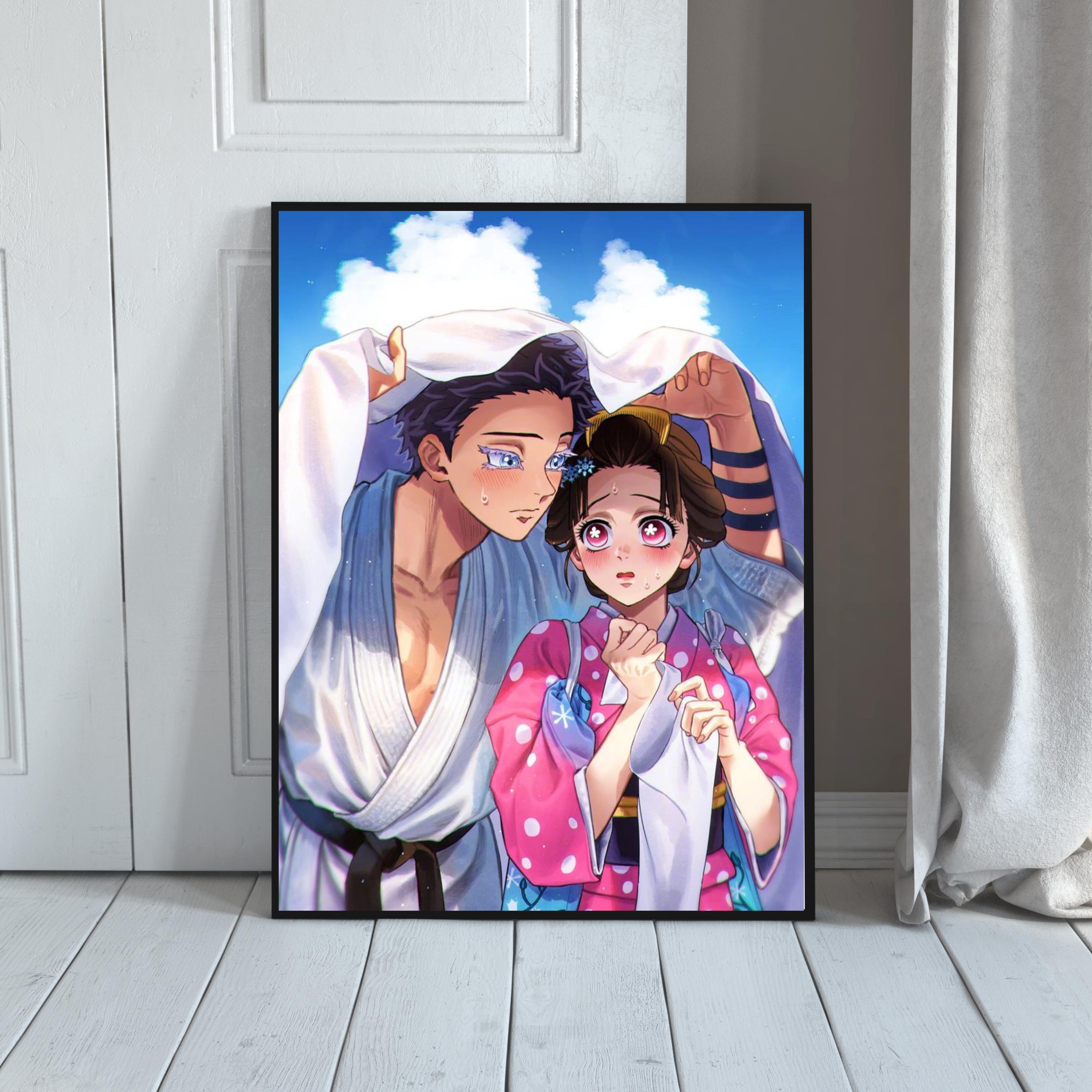 Vesco Akaza Demon Slayer Poster - Infinity Castle Arc Anime Wall Art ...