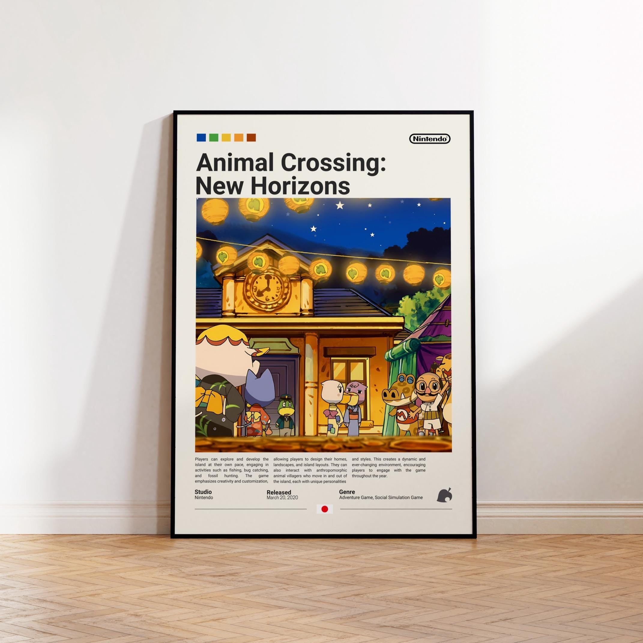 Vesco Animal Crossing Poster, Gaming Room Poster, Animal Crossing Fan ...