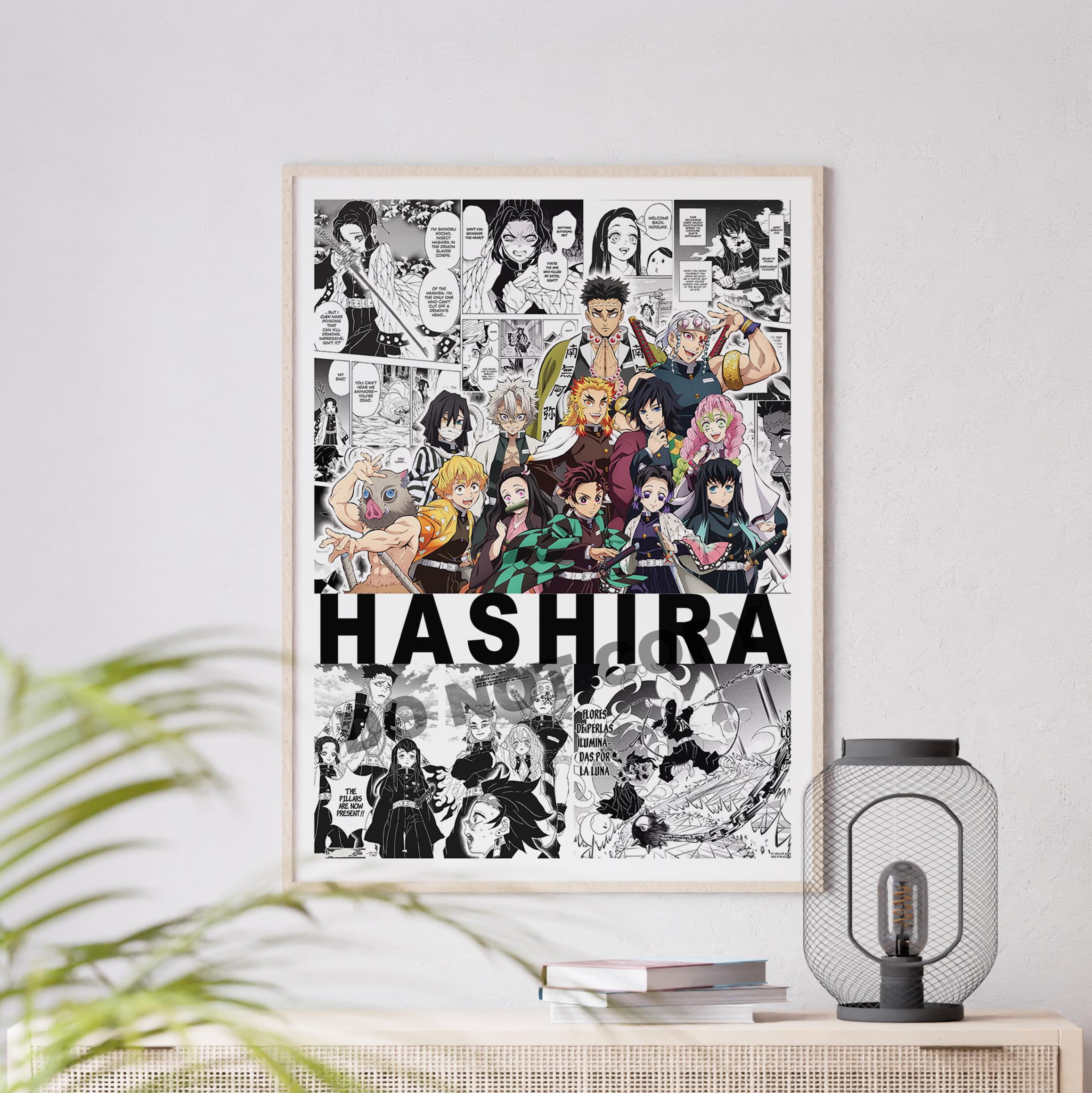 Vesco Anime Manga Poster - Hashira -Anime Wall Decor - High Quality ...
