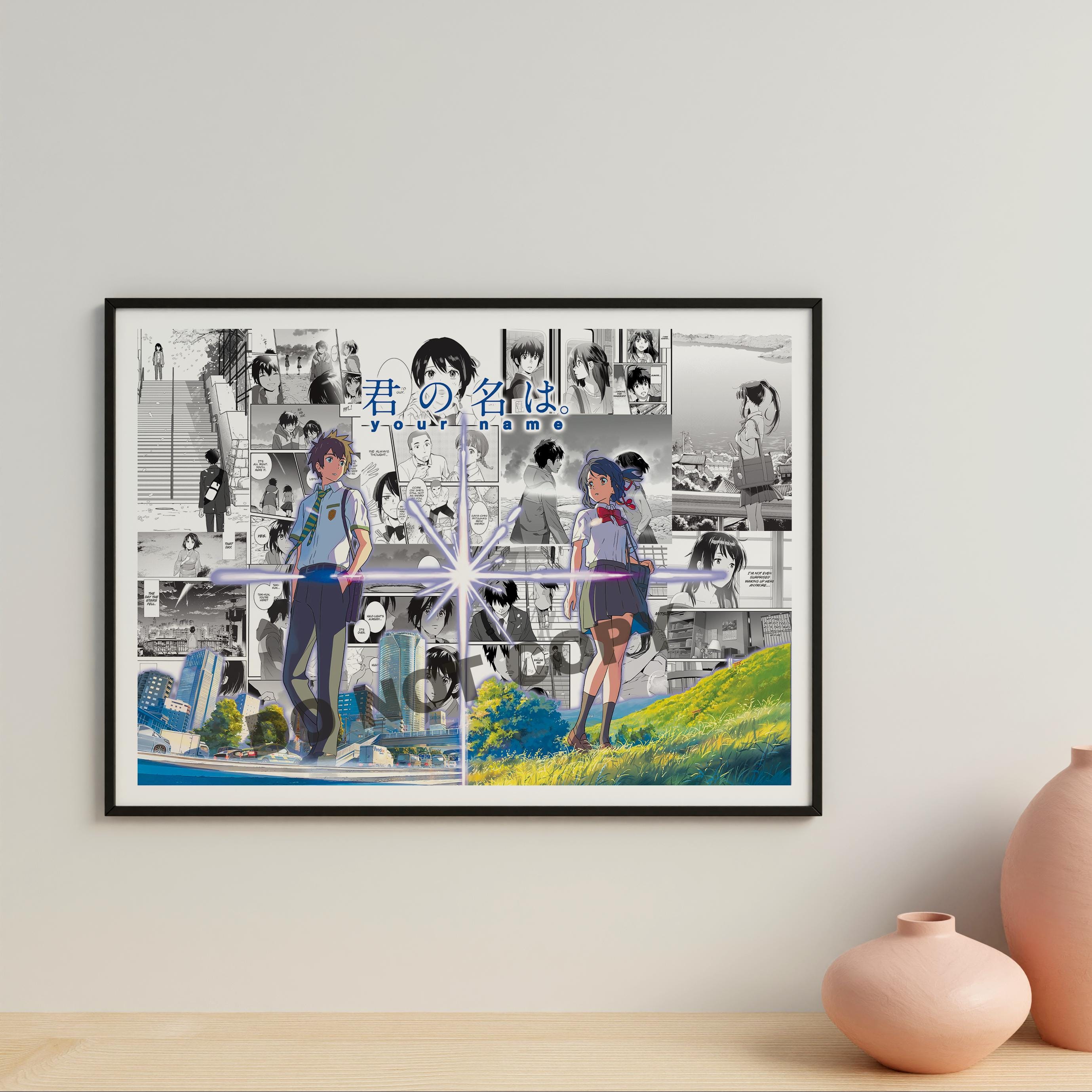 Vesco Anime Manga Poster - Your Name - Anime Wall Decor - High Quality ...