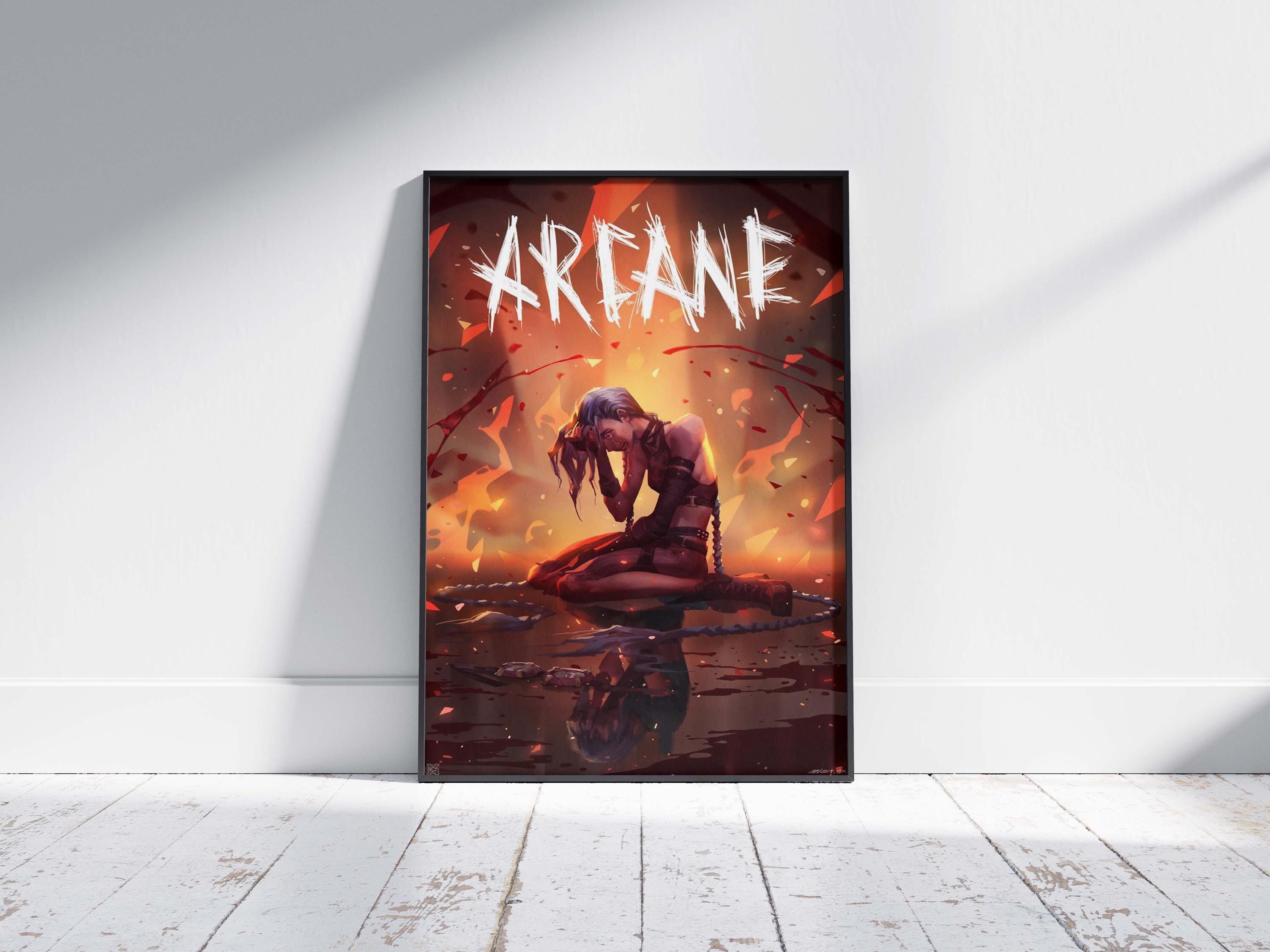 Vesco Arcane Poster, League Of Legends Poster, Arcane 2021 Poster Print ...