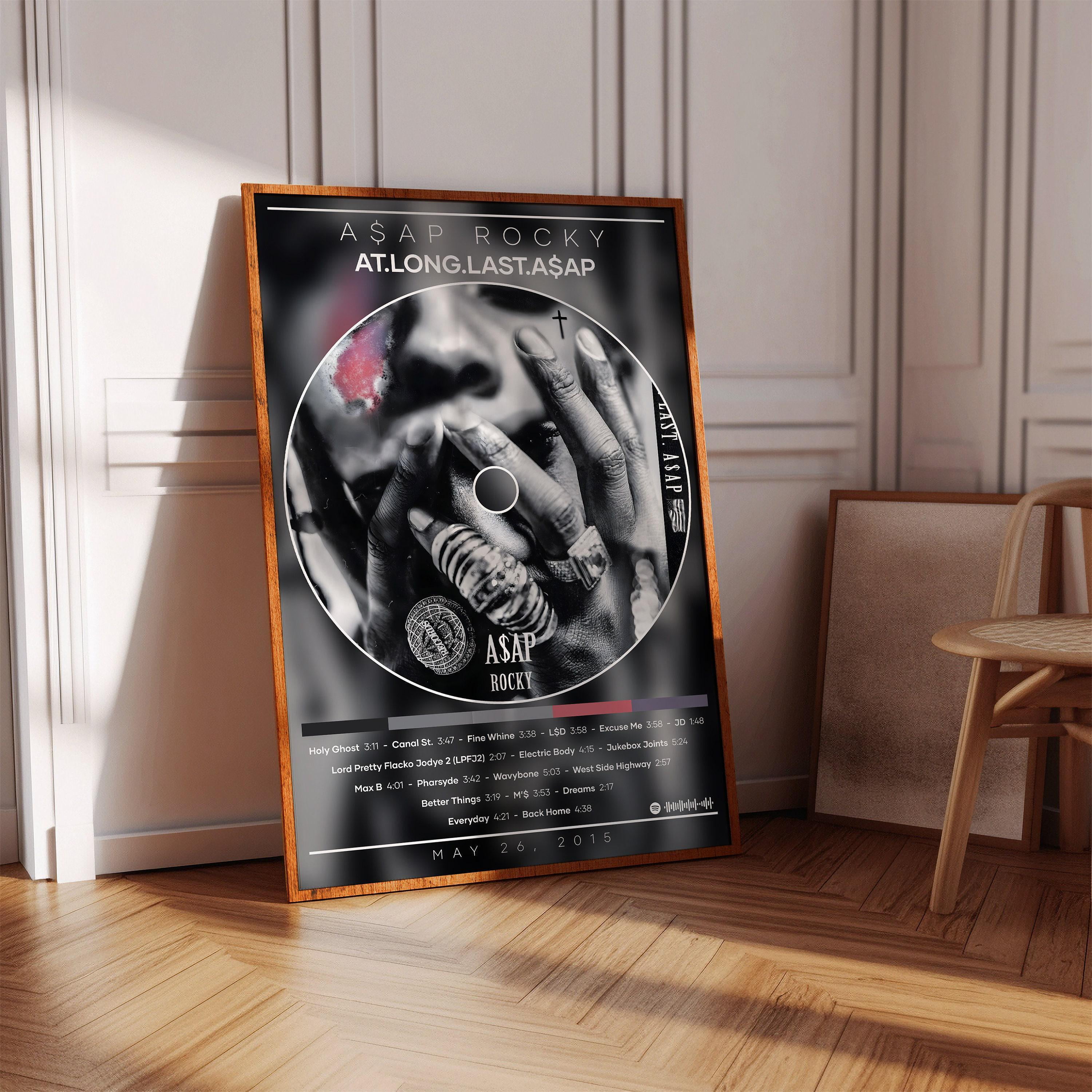 Vesco Asap Rocky Poster Print - At Long Last Asap Poster - Album Poster ...