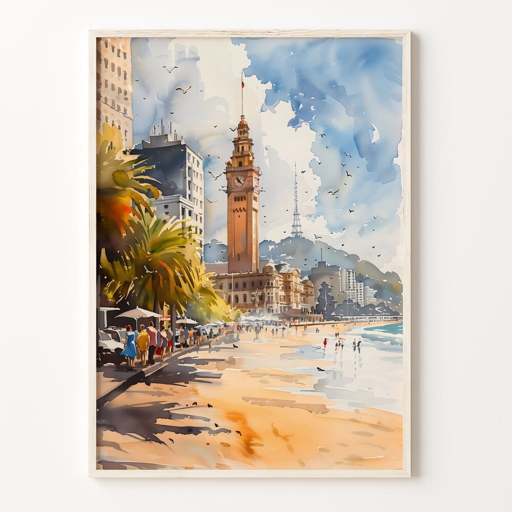 Vesco Auckland Art: New Zealand Wall Art Print, 24x36 UNFFRAMED ...