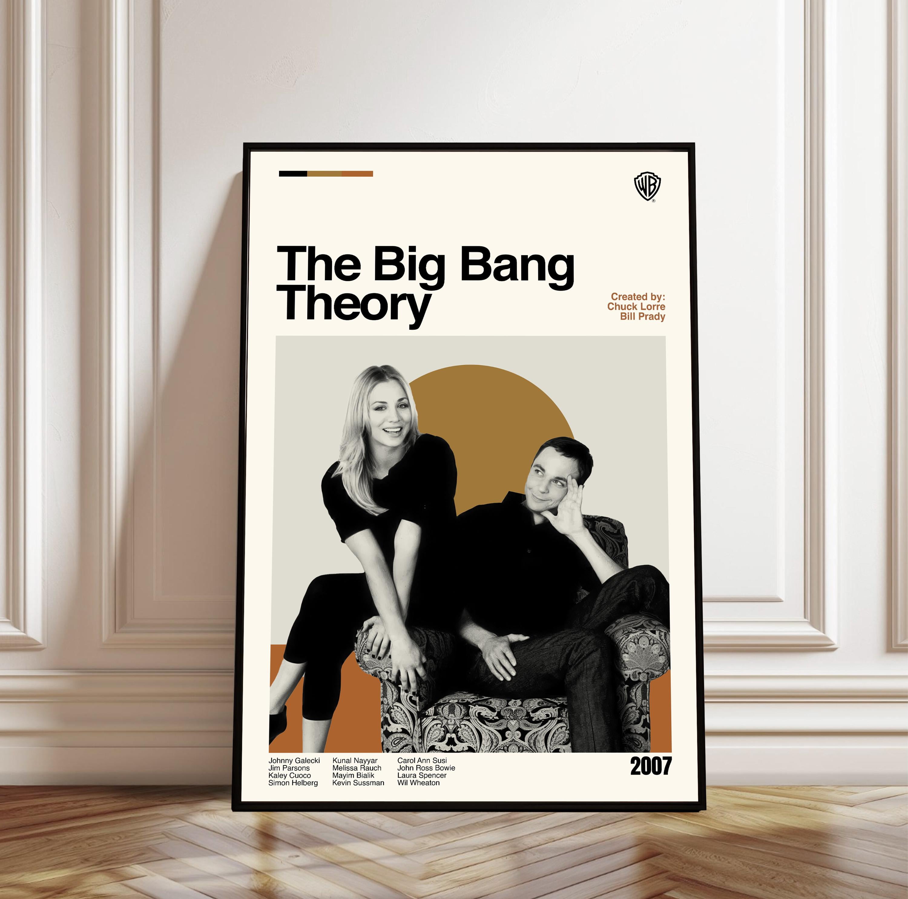 Vesco The Big Bang Theory Poster - Tv Series Poster - Midcentury Modern ...