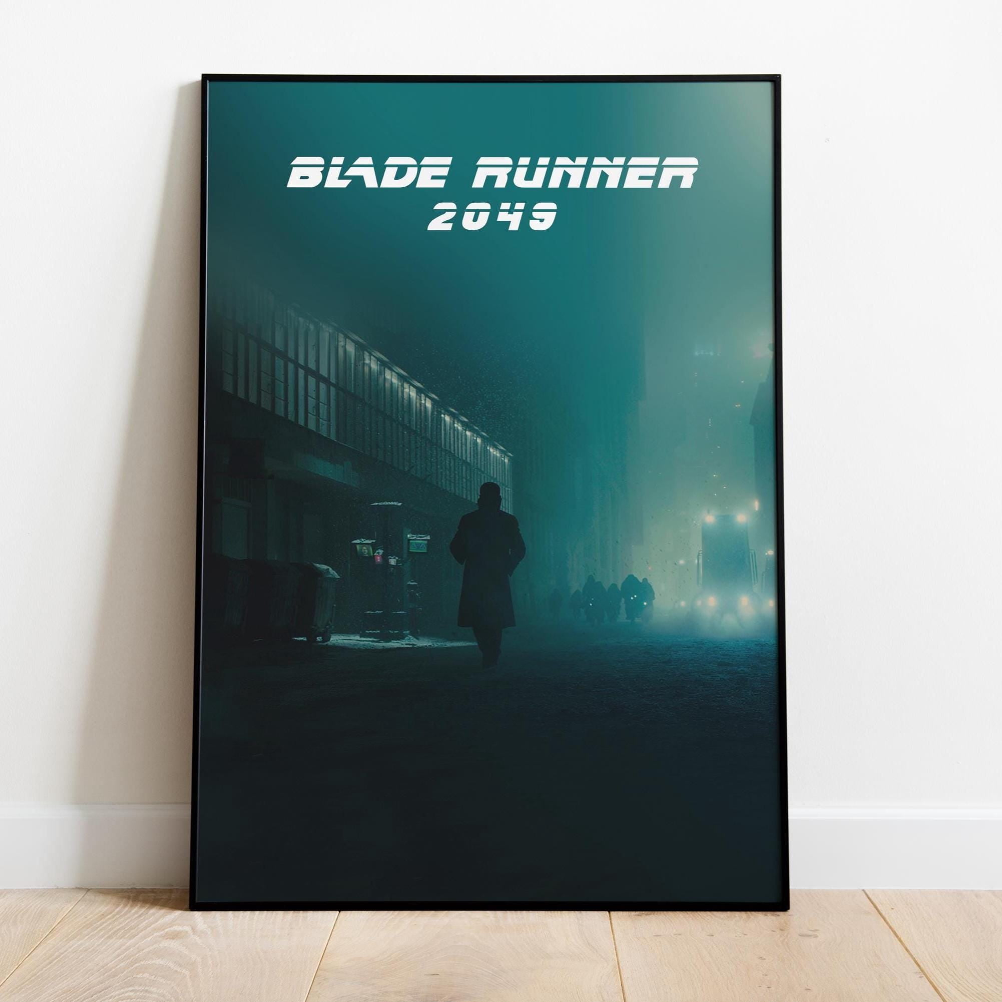 Vesco Bl@De Poster, Frameless Wall Art & Print, Neo Noir Art, Dystopian ...