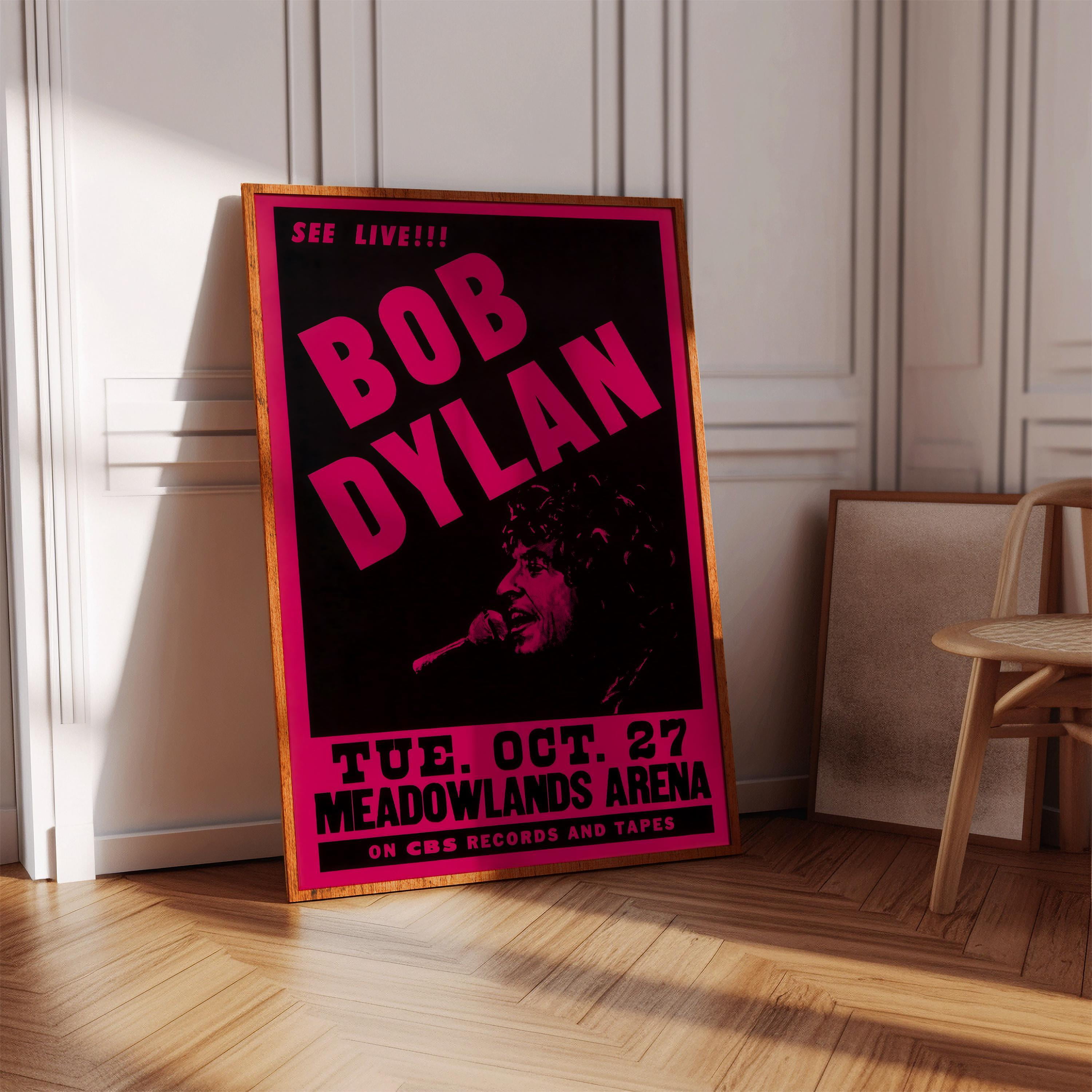 Vesco Bob Dylan Poster Print - Concert Poster - Album Poster Print ...