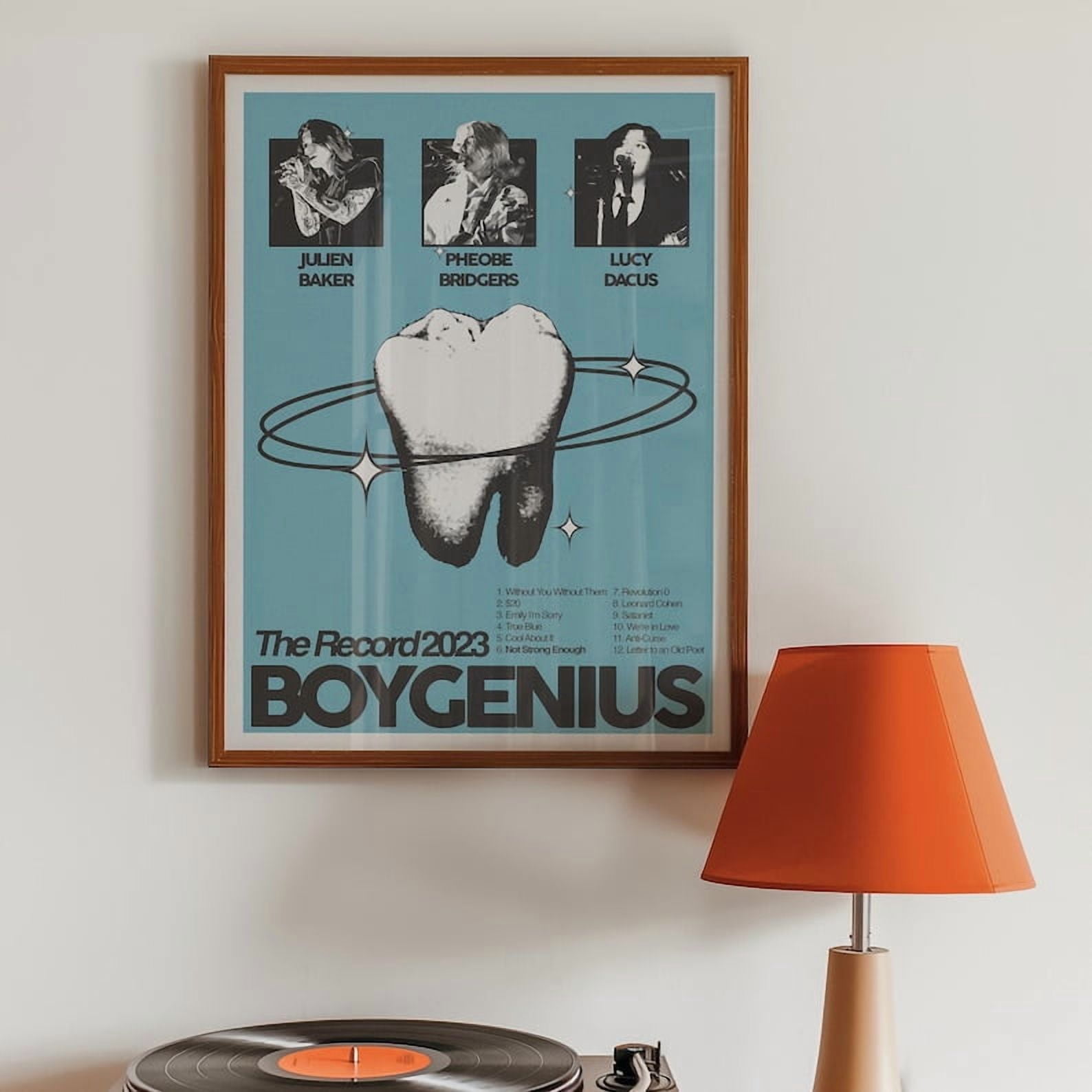 Vesco Boygenius The Record Album Poster, Vintage Indie Music Wall Art ...