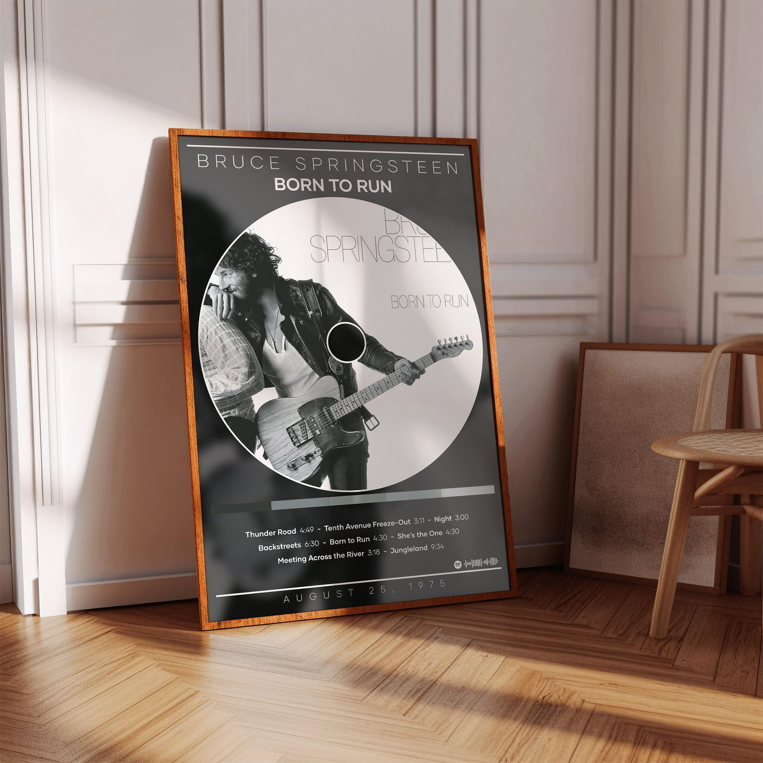 Vesco Bruce Springsteen Poster - Born To Run Poster - Album Poster ...