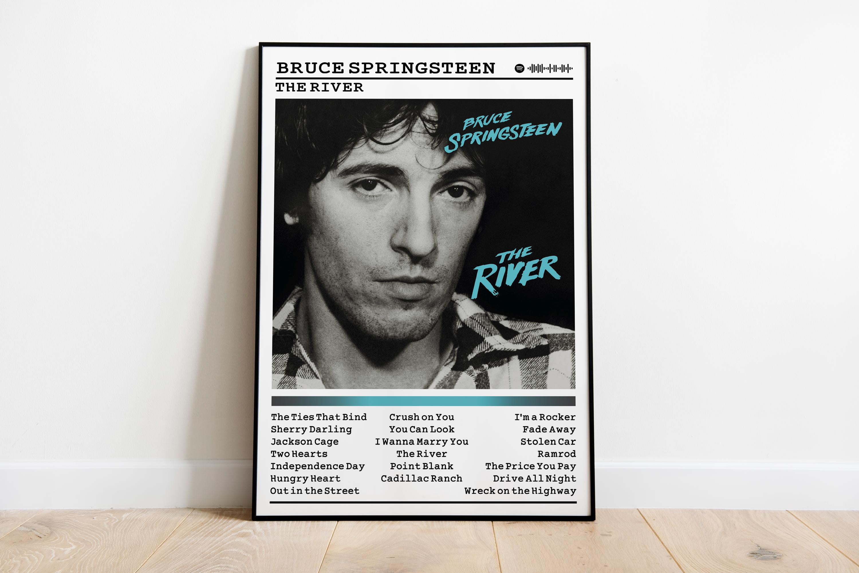 Vesco Bruce Springsteen 'The River' Album Poster: Rock Music Wall Art ...