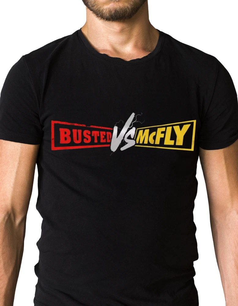 Vesco Busted Vs Mcfly 2025 Tour Fan T-Shirt Unisex Band Tee Tops Music ...